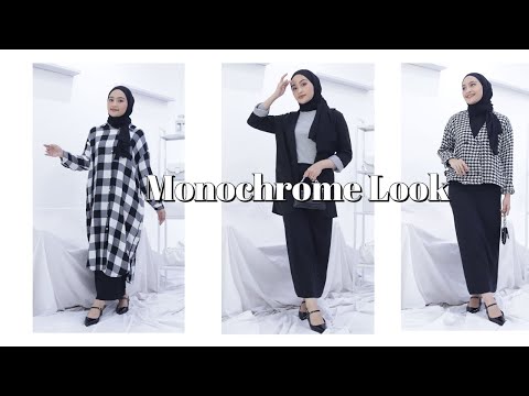 MONOCHROME LOOK FOR HIJAB