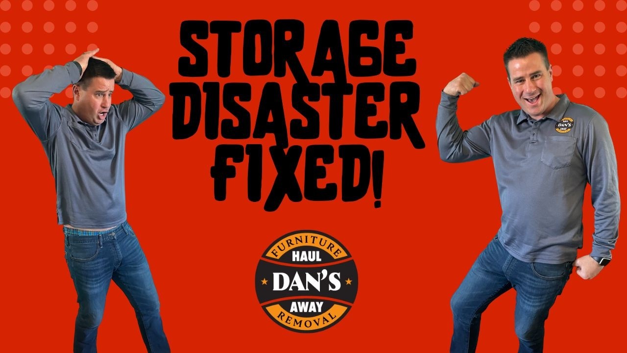 STORAGE UNIT DISASTER! From Clutter to CLEAN in ONE Day! - YouTube