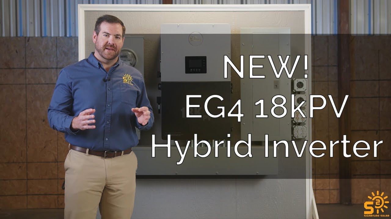 NEW EG4 18kPV All-In-One Hybrid Inverter | 12000W Output | 18000W PV ...