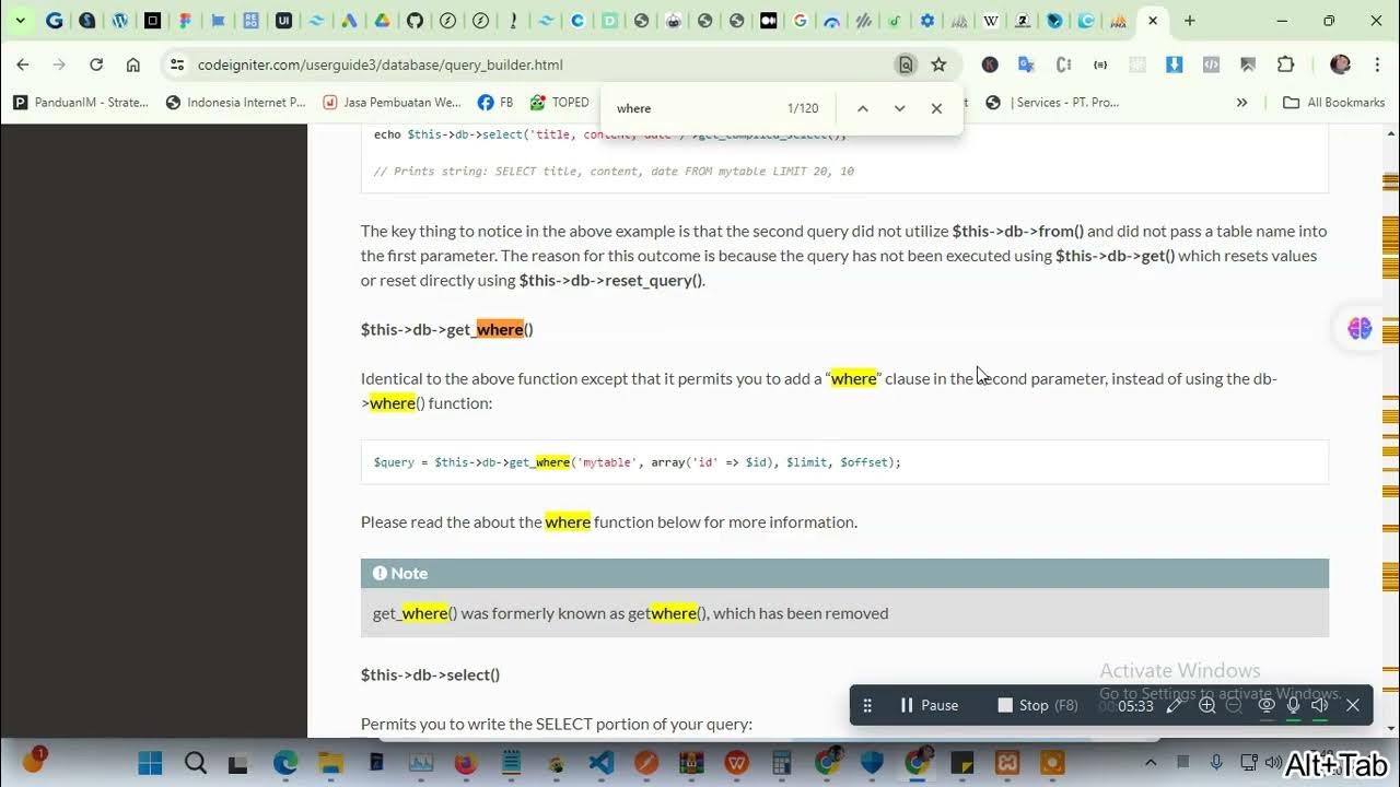 Part 4 : Select Data By id pada Materi Restfull API - web service api Codeigniter. - YouTube