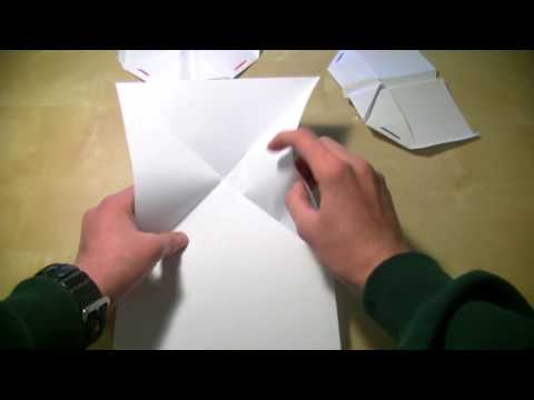 Ultimate Glider - Paper Plane Instructions and Flight