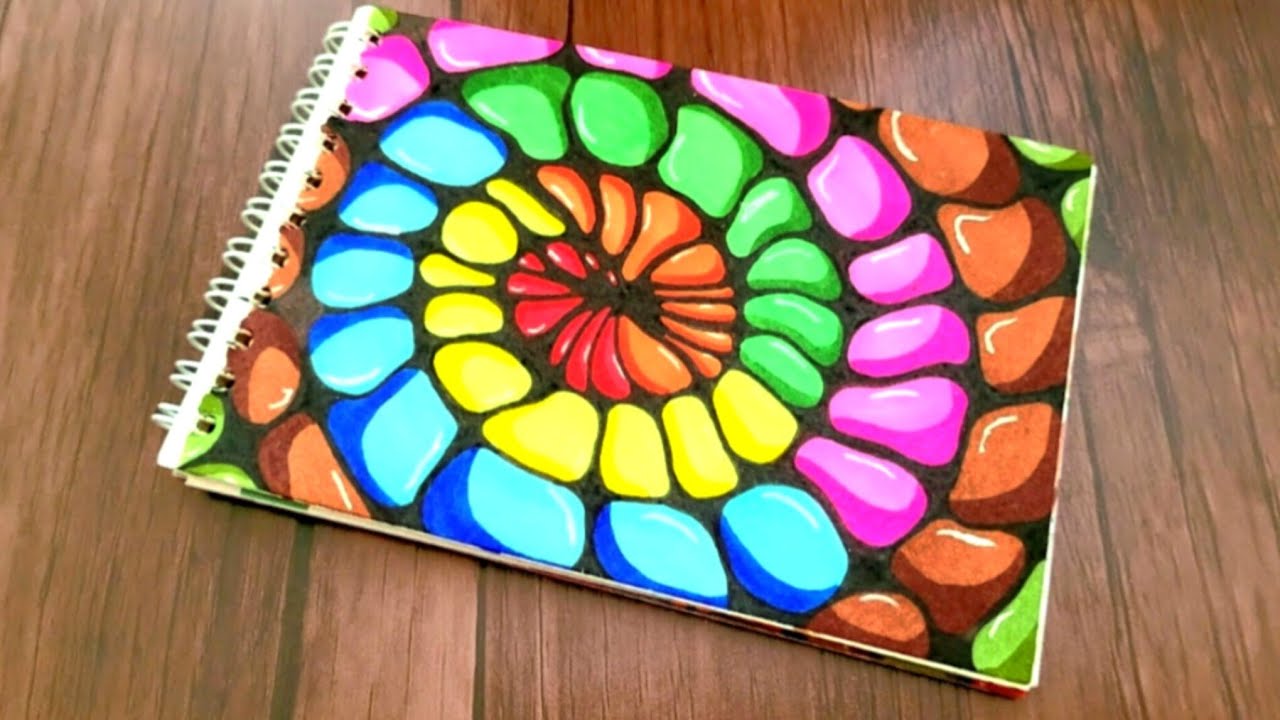 Relaxing Abstract Drawing For Mindful Creativity - YouTube
