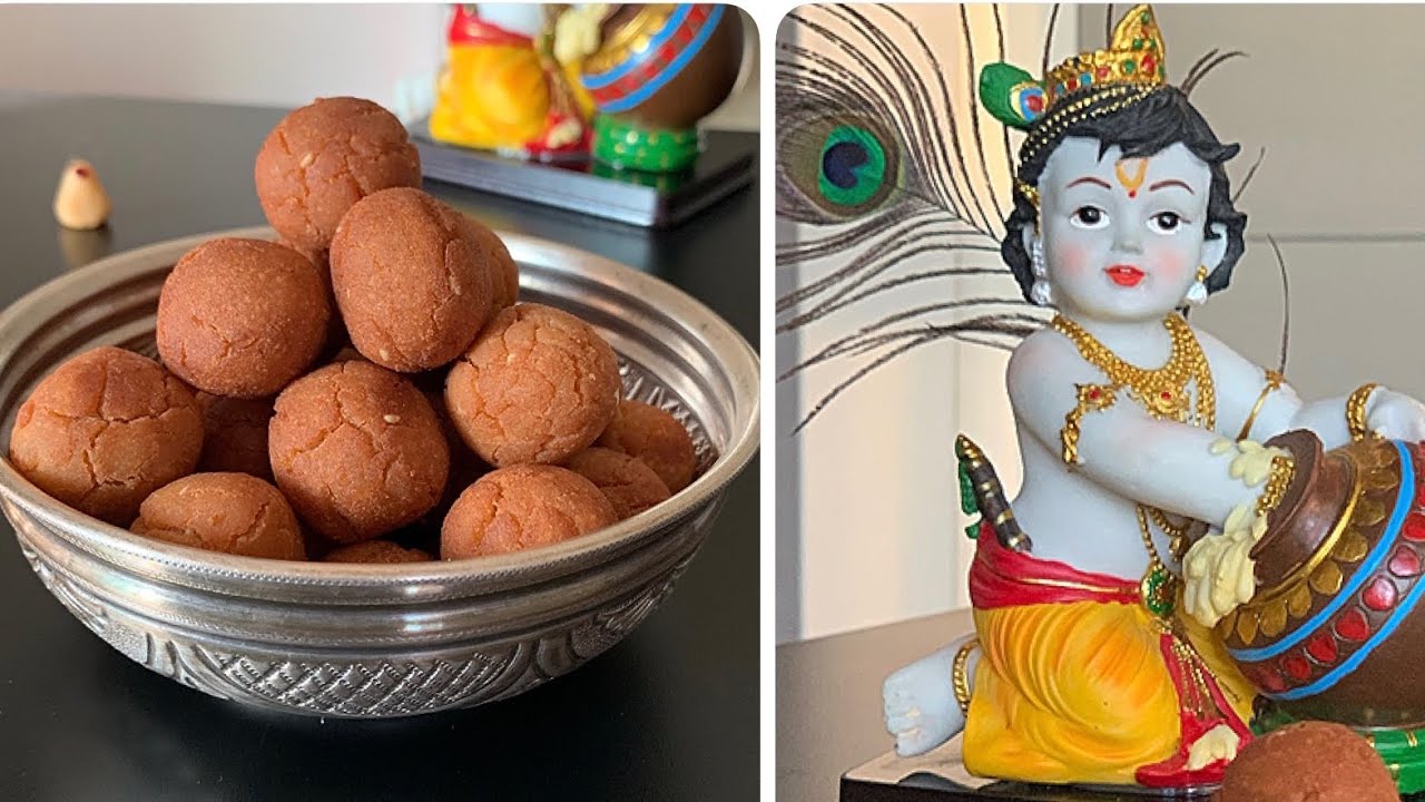 Vella Seedai Recipe | Sweet Seedai recipe | வெல்ல சீடை | Krishna ...