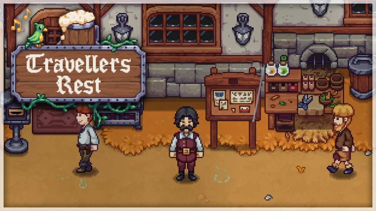 40 Hours Of Game Play Tavern Review & Stats | Travellers Rest | Part 74 ...