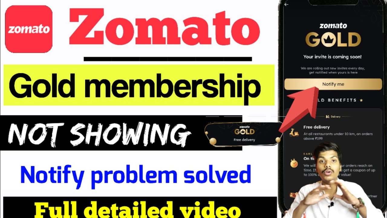 Zomato gold membership | Zomato gold membership not showing | Zomato ...