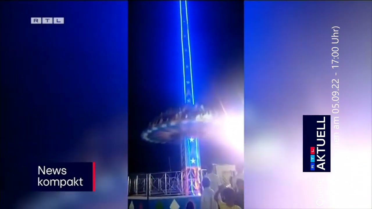 Echter Freefall-Tower (Unfall) - YouTube