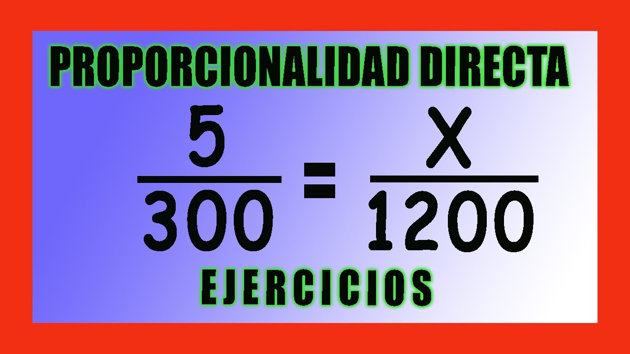 Proporcionalidad