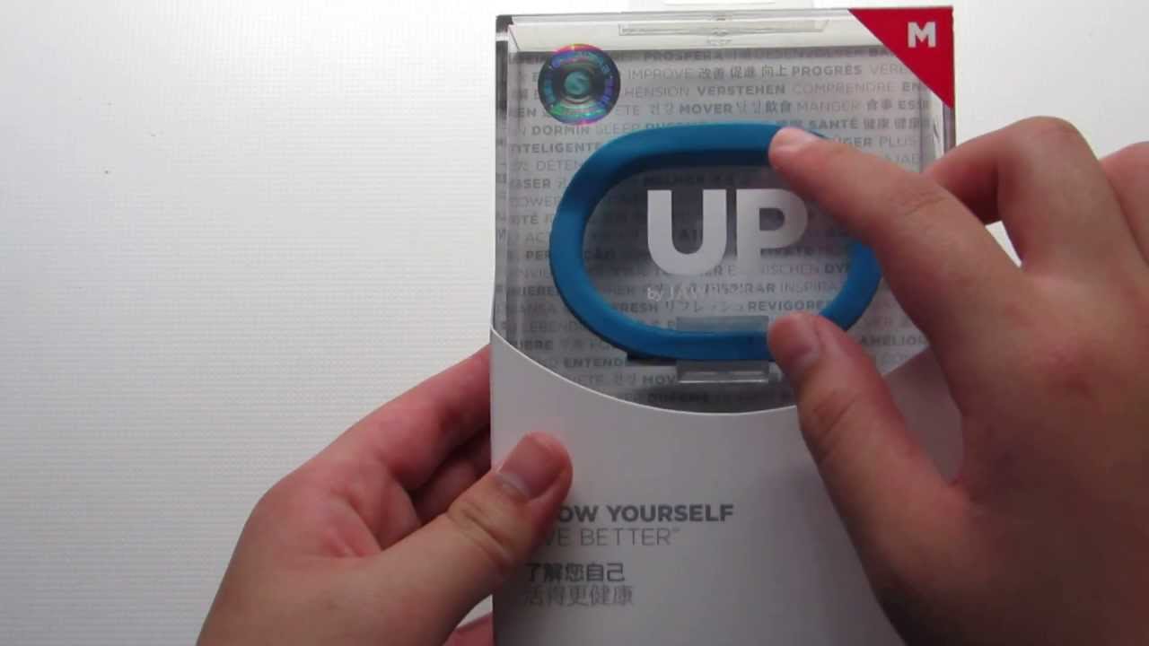 Jawbone Up unboxing!(Blue) - YouTube