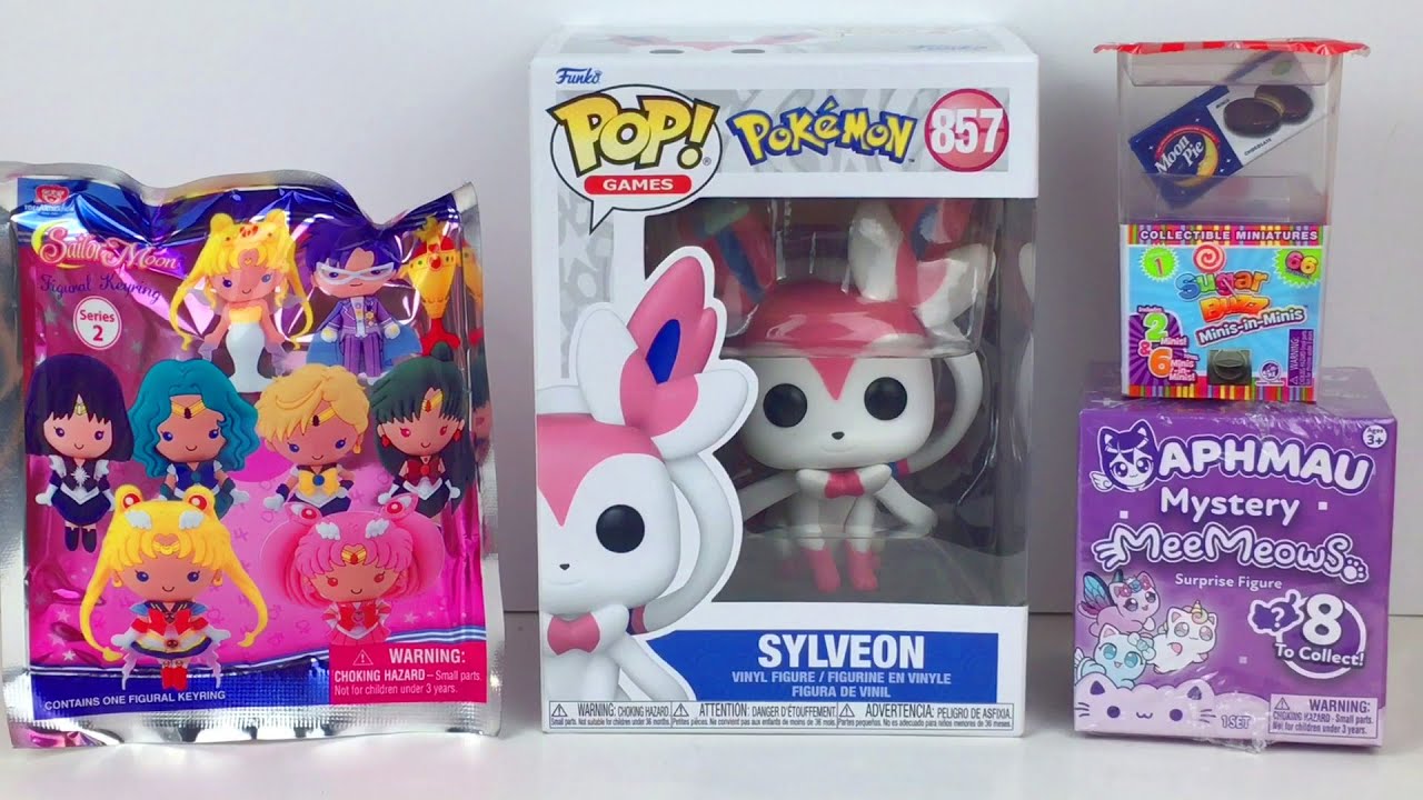 Unboxing Aphmau Mystery MeeMeow Sylveon Funko Pop Sailor Moon Blind Bag ...