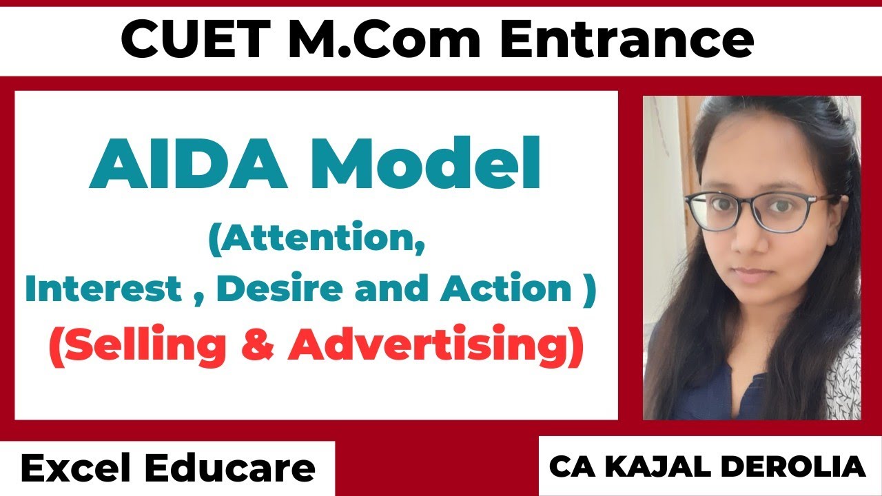 CUET Mcom 2023 | M.Com Entrance Exam 2023 | AIDA Model | Selling and ...