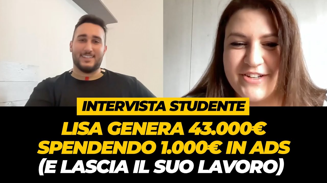 INTERVISTA A LISA URGO | 43.000€ GENERATI SPENDENDONE 1000 IN ADS E ...