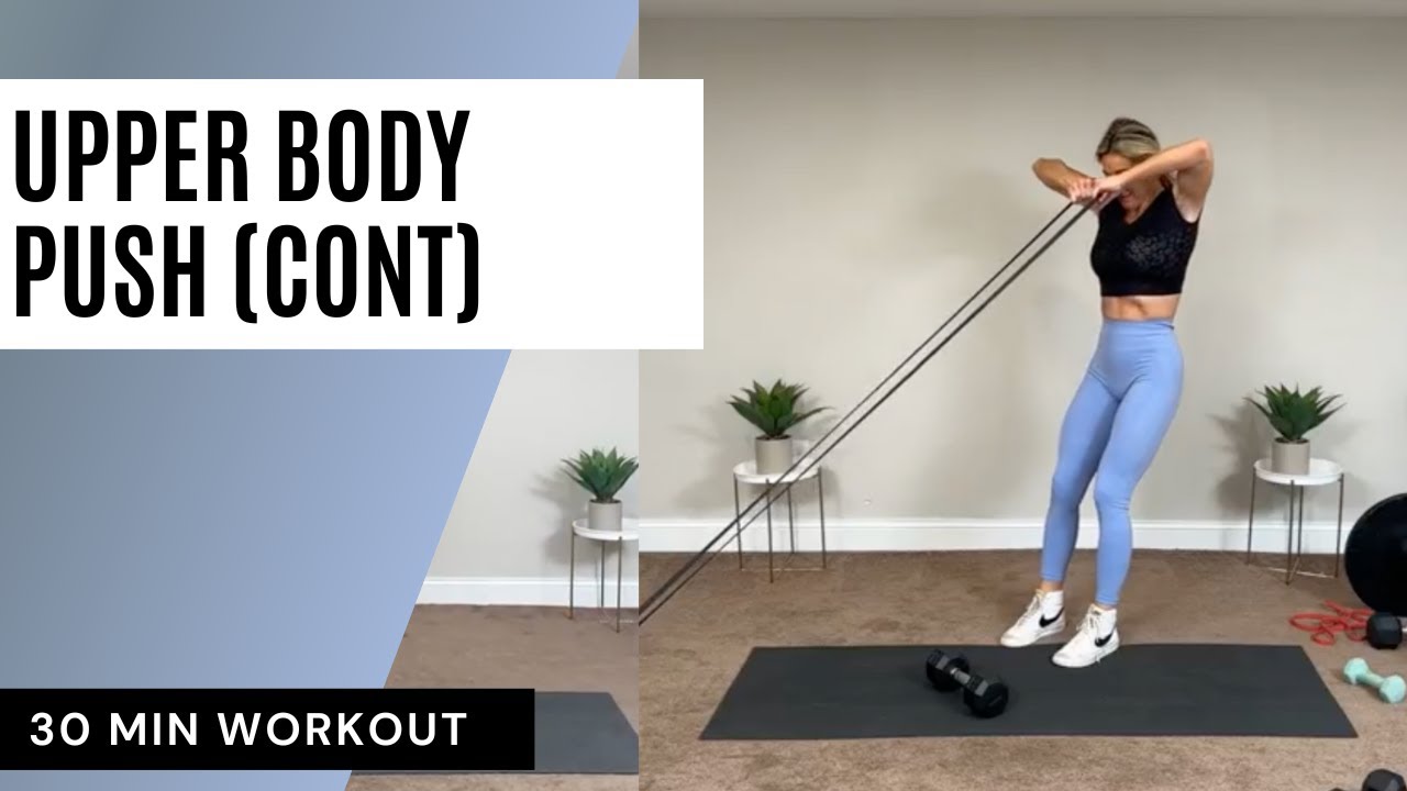 upper body push/core PART 2 - YouTube