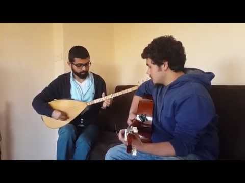 gözleri kömür karası(elazığ dersim arası) bağlama-gitar (caner-mustafa)