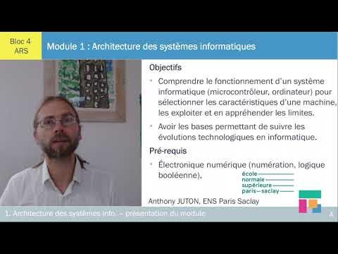 Architecture matérielle des systèmes informatiques : présentation du cours - YouTube