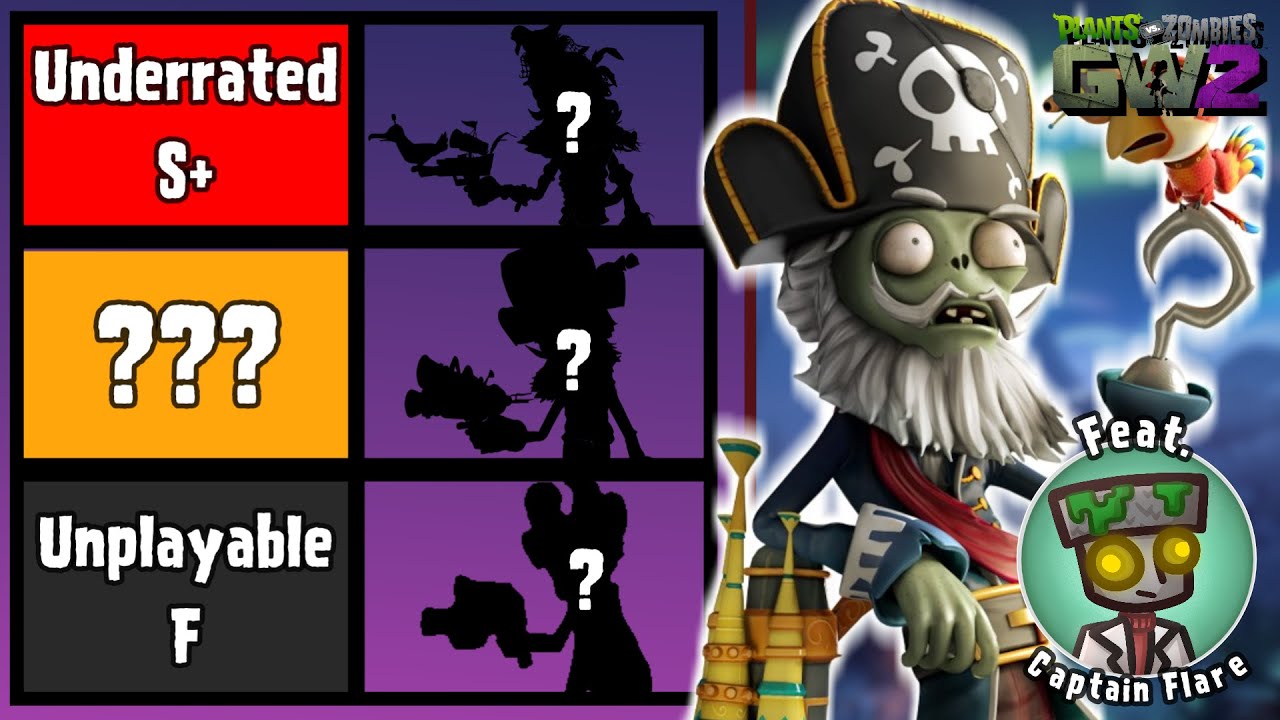 Ranking EVERY PIRATE from Garden Warfare 2 (& Their Design!) ft ...
