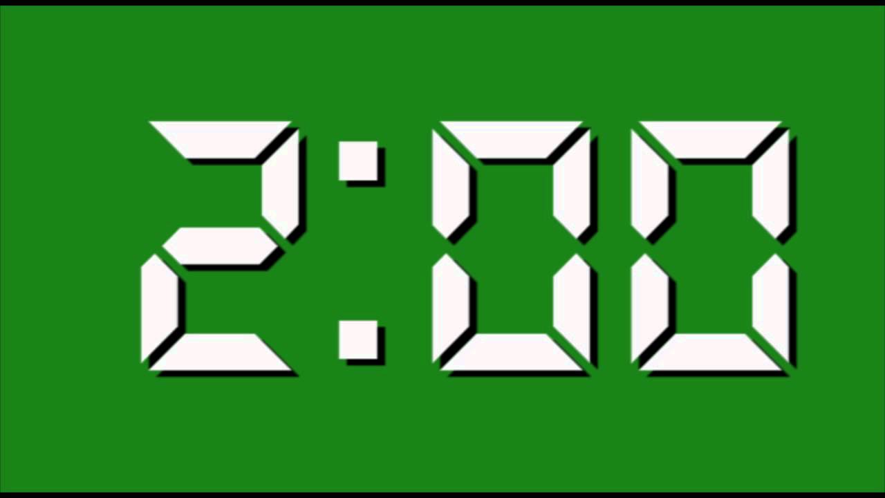 Free HD 5 Minute Digital Countdown Chroma Key With Drop Shadow - YouTube