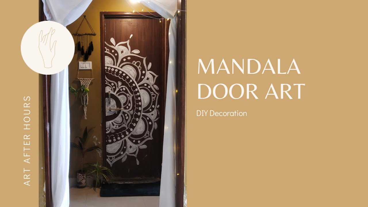 Door DIY decore | Jayraj Mishra | Mandala Art wall painting - YouTube