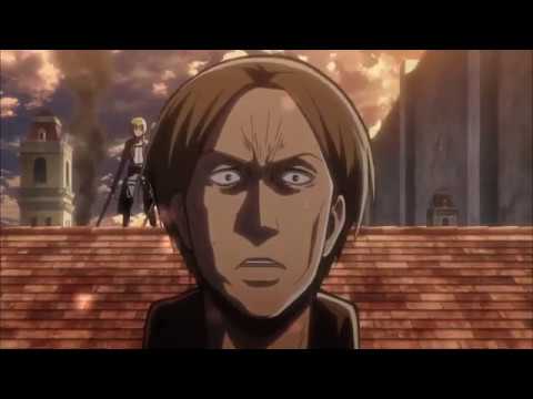 Attack On Titan | Eren Titan Blocks Gate With Boulder (English Sub) [60 ...