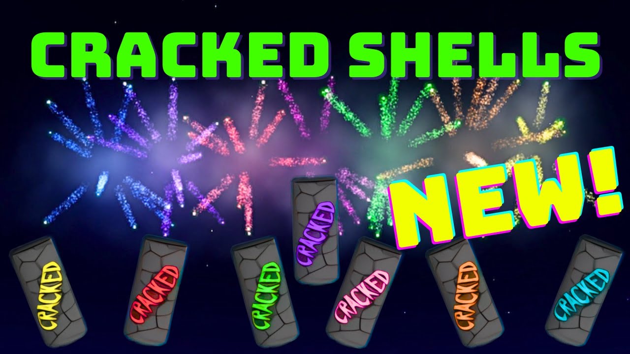 New large cracked shells in (fireworks playground) Roblox. - YouTube