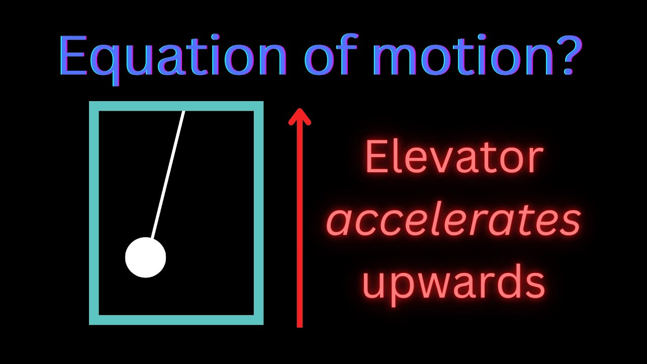 Pendulum in the Accelerating Elevator | Noninertial Frames - YouTube