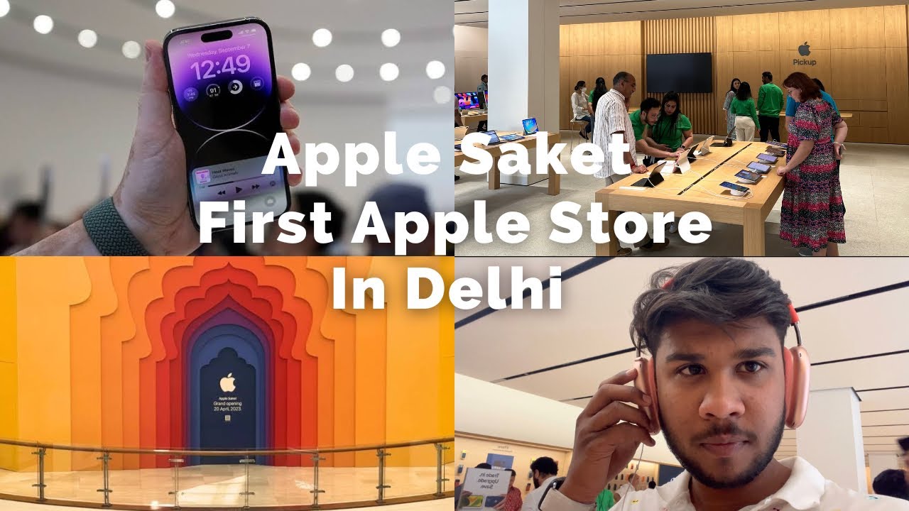 First Apple Store in Delhi | Saket Mall | Delhi | Apple Store # ...