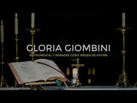 GLORIA GIOMBINI - KARAOKE INSTRUMENTAL | CANTO para MISA / CANTO DE GLORIA - YouTube