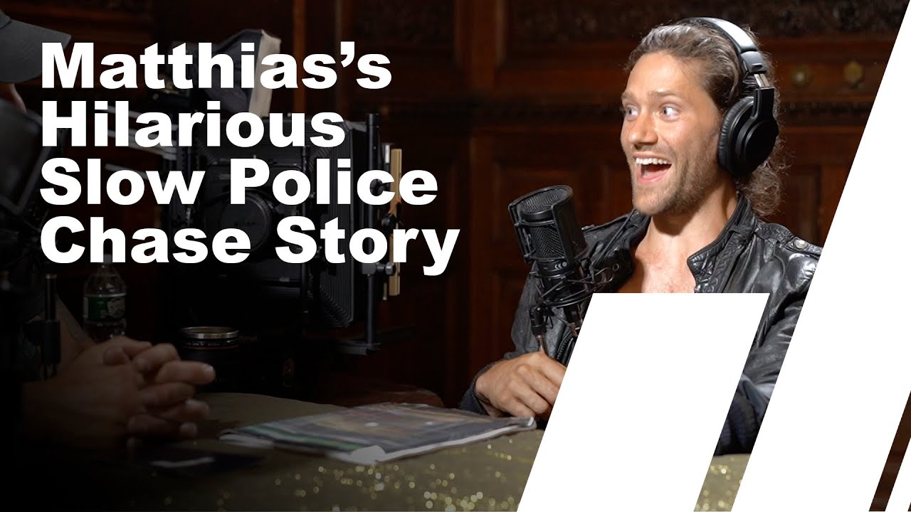 Matthias's Hilarious Slow Police Chase Story - YouTube