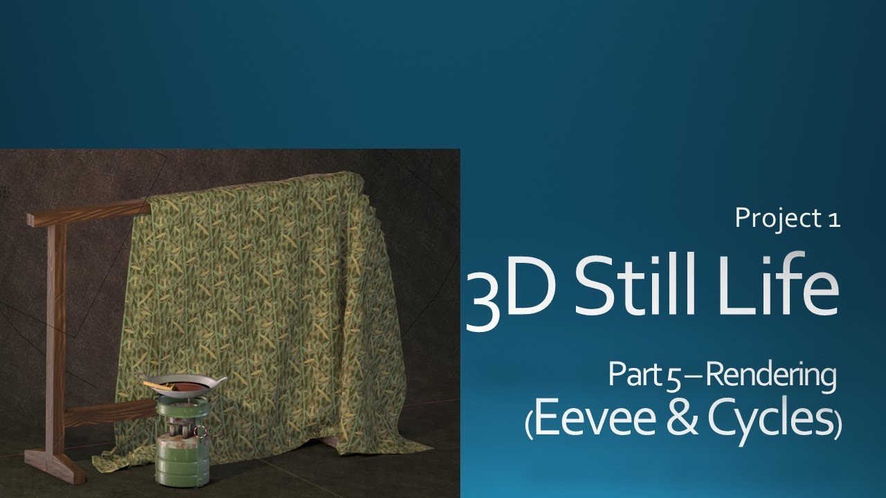 Part 5 Cara Rendering Scene Still Life Batik di Blender 2.90 Pemula ...