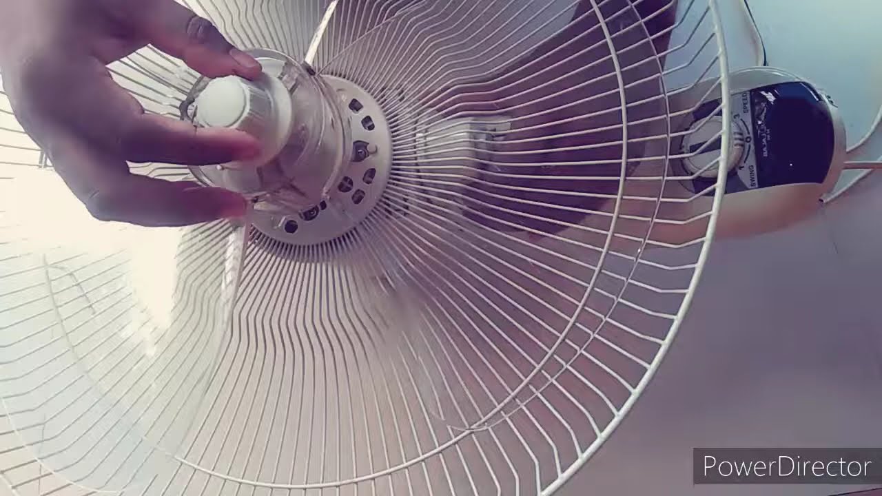 Wall fan fitting - YouTube