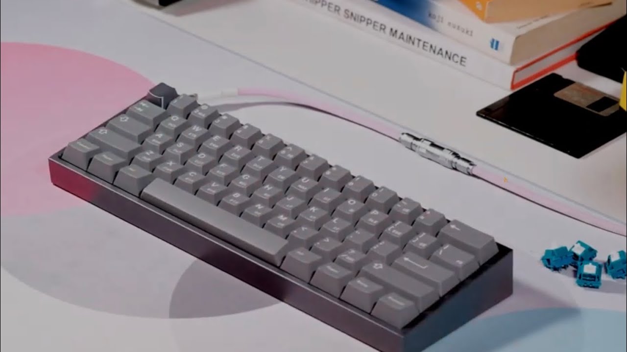 Mekanisk Klippe T with Lubed KNC Keys Green Jacket Linear Switches ...
