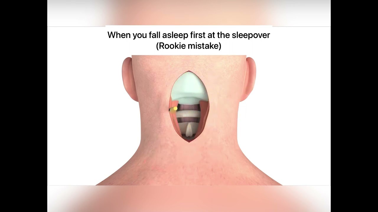 When you fall asleep first at the sleepover - YouTube