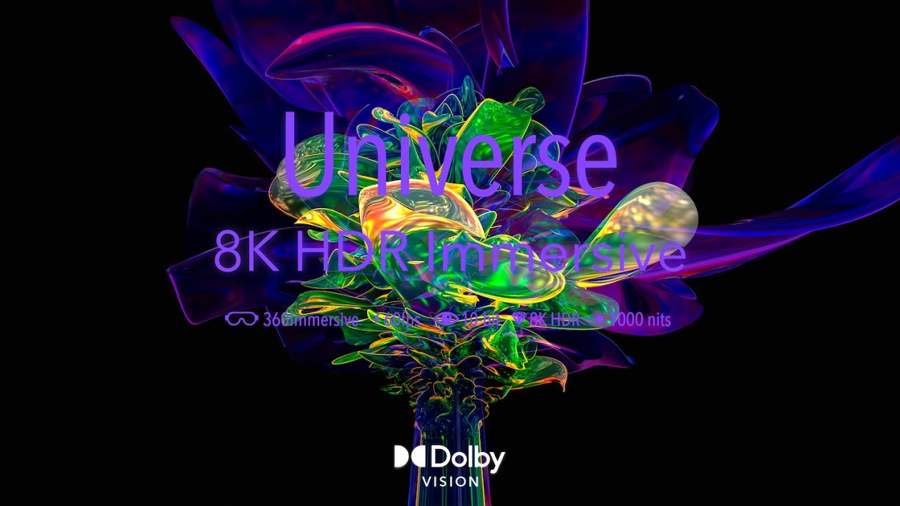 8K HDR Digital Art｜🪐 Universe ｜ Dolby Vision™｜ Micro LED | Vision Pro ...