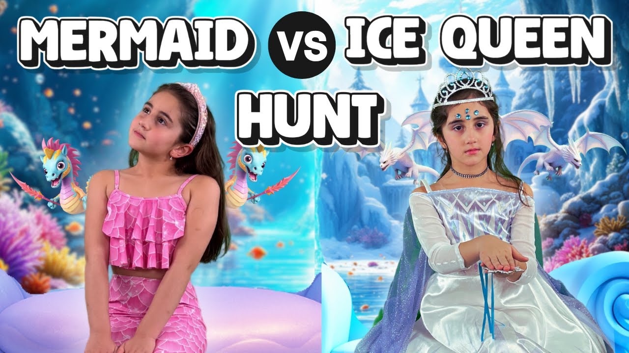Mermaid Hunt vs Ice Queen Hunt | Best Brain Breaks for Kindergarten ...