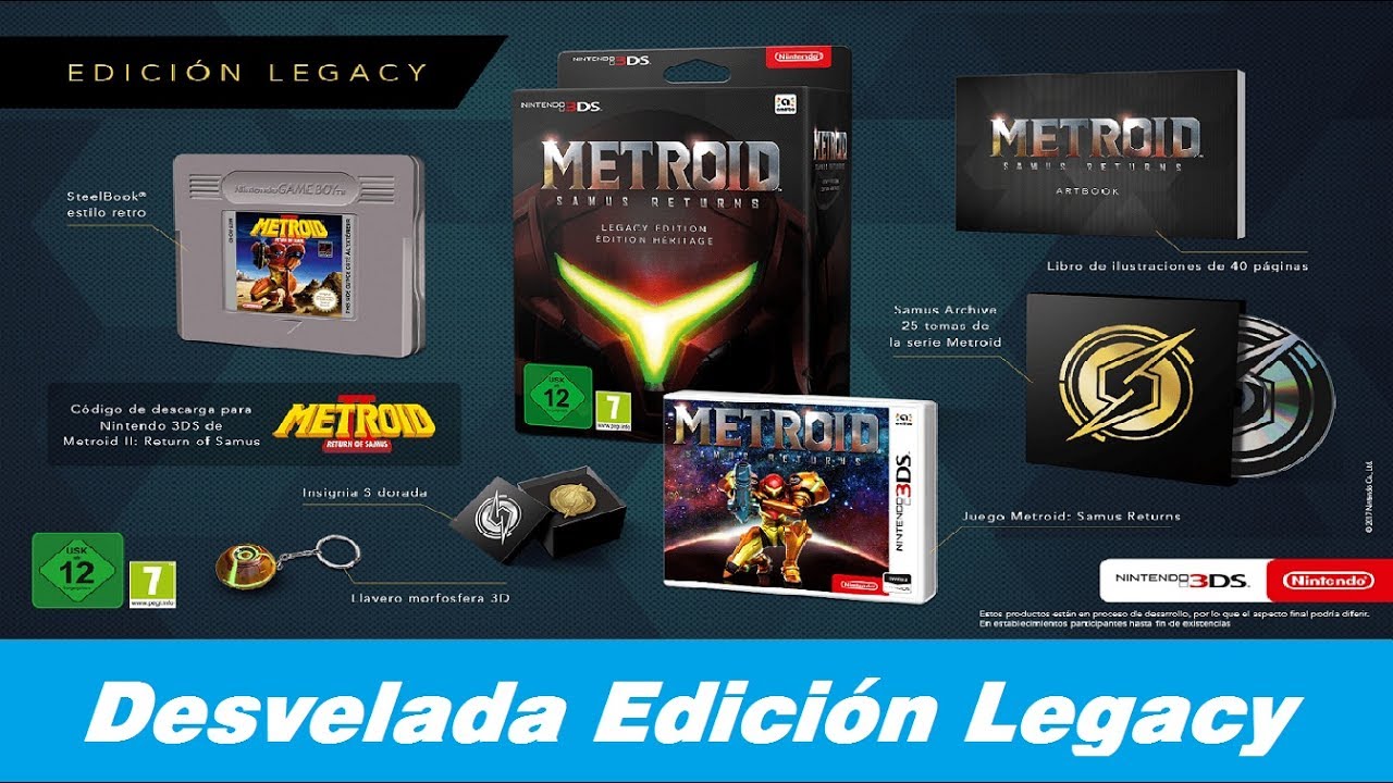 Legacy Edition Metroid Samus Return - YouTube