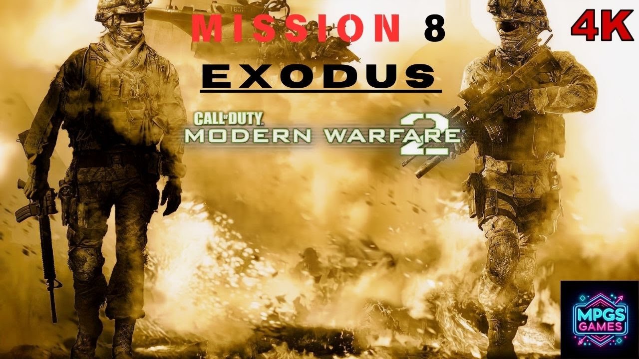 Call of Duty: Modern Warfare 2 - MISSION 8 EXODUS #cod #callofduty # ...