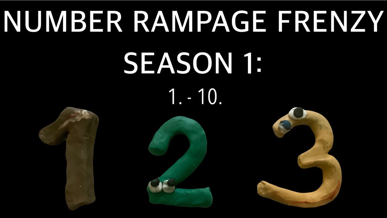 NUMBER RAMPAGE 1. - 10. SEASON 1 - YouTube