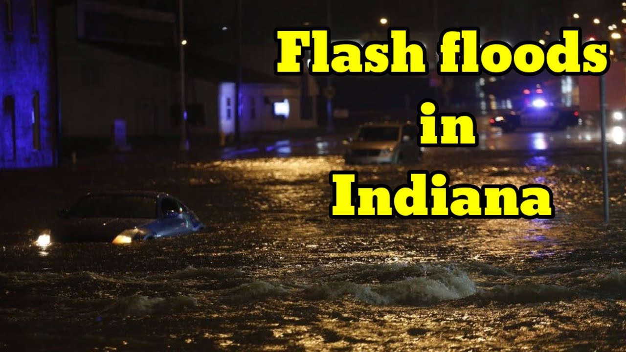 Indiana flood today | heavy rain causes flash flood in Indiana, United ...