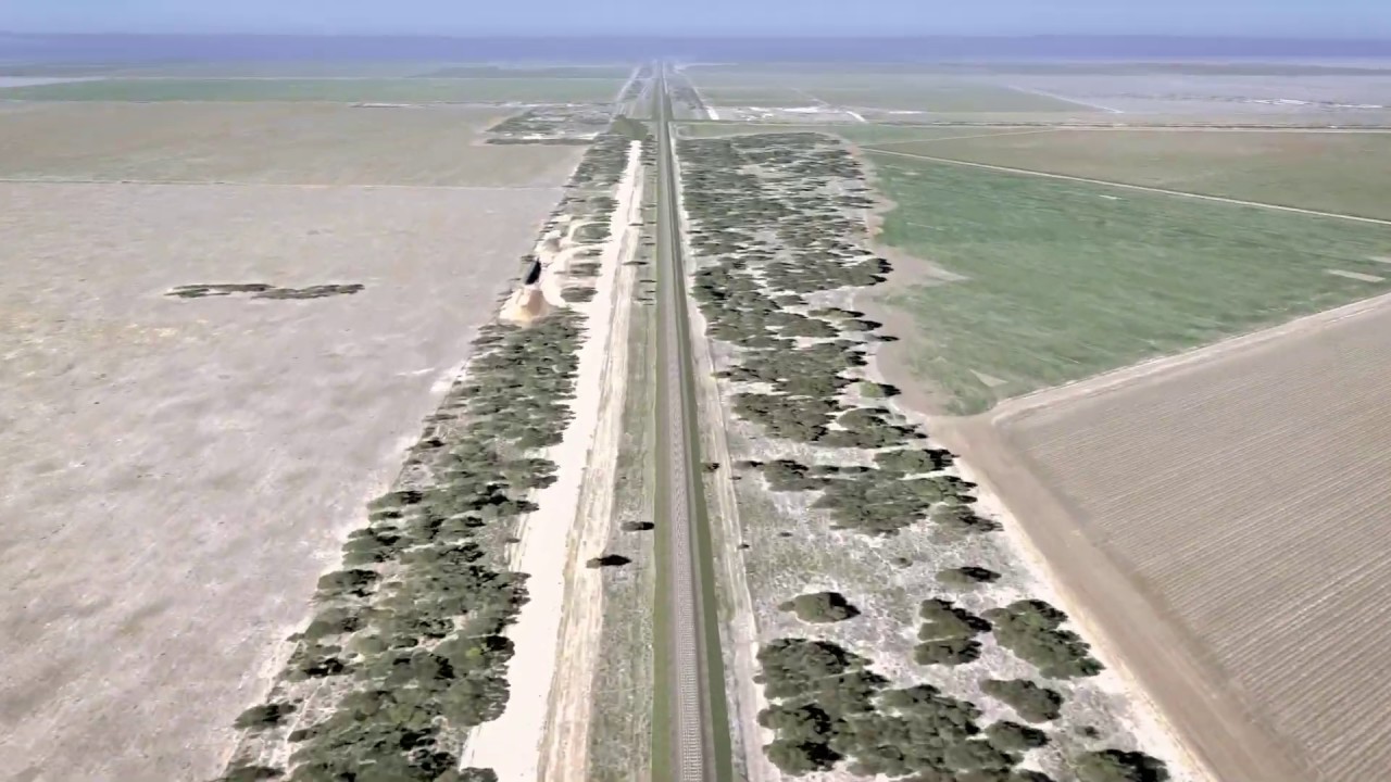 Inland Rail Border to Gowrie (B2G) project fly-through - YouTube