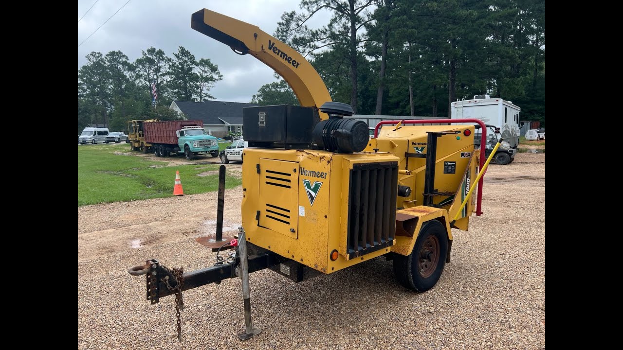 2011 Vermeer BC1000XL Towable Brush Chipper VN6231 Lot# - YouTube