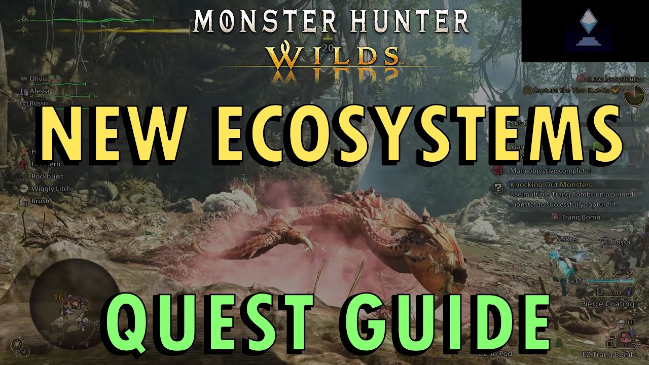 Monster Hunter Wilds - New Ecosystems Quest Guide | How to Capture Yian ...
