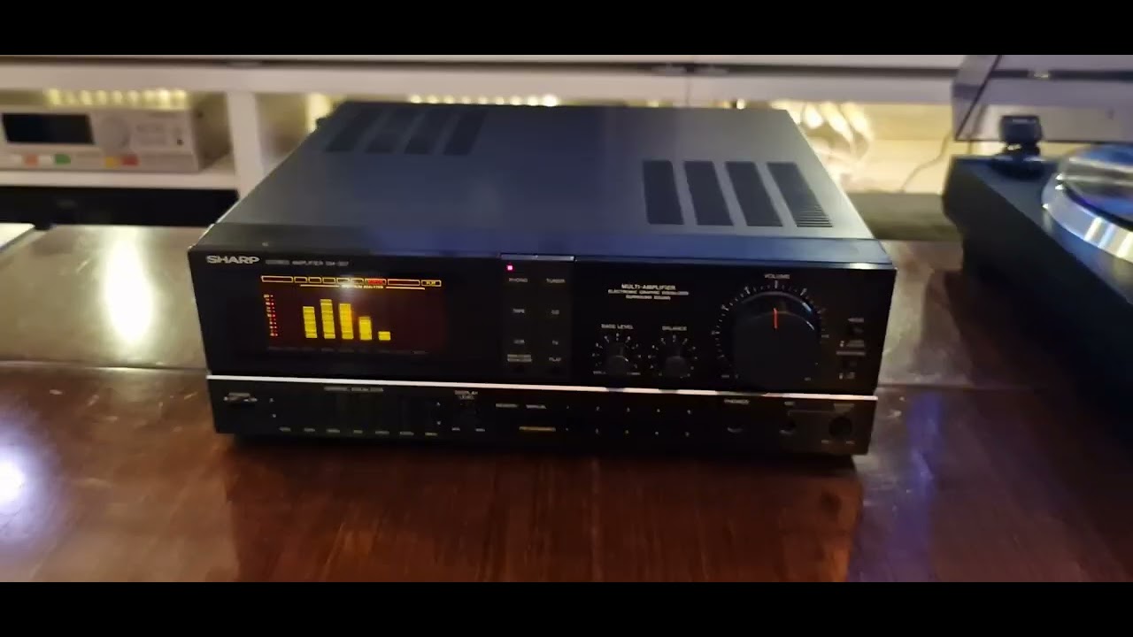 SHARP SM-307 multi - amplifer high fidelity -test- - YouTube