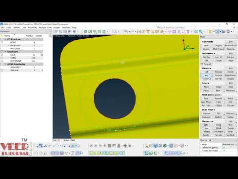 ANSA Tutorials | 2D Shell Meshing| clip mesh 1/3