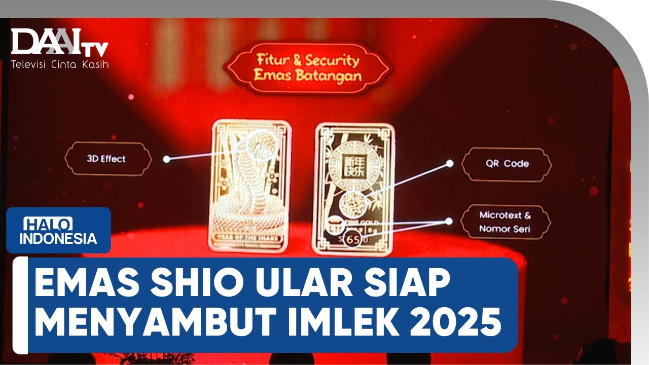 Wow, Emas Imlek Shio Ular Kayu diluncurkan. Jadi koleksi unik sekaligus ...