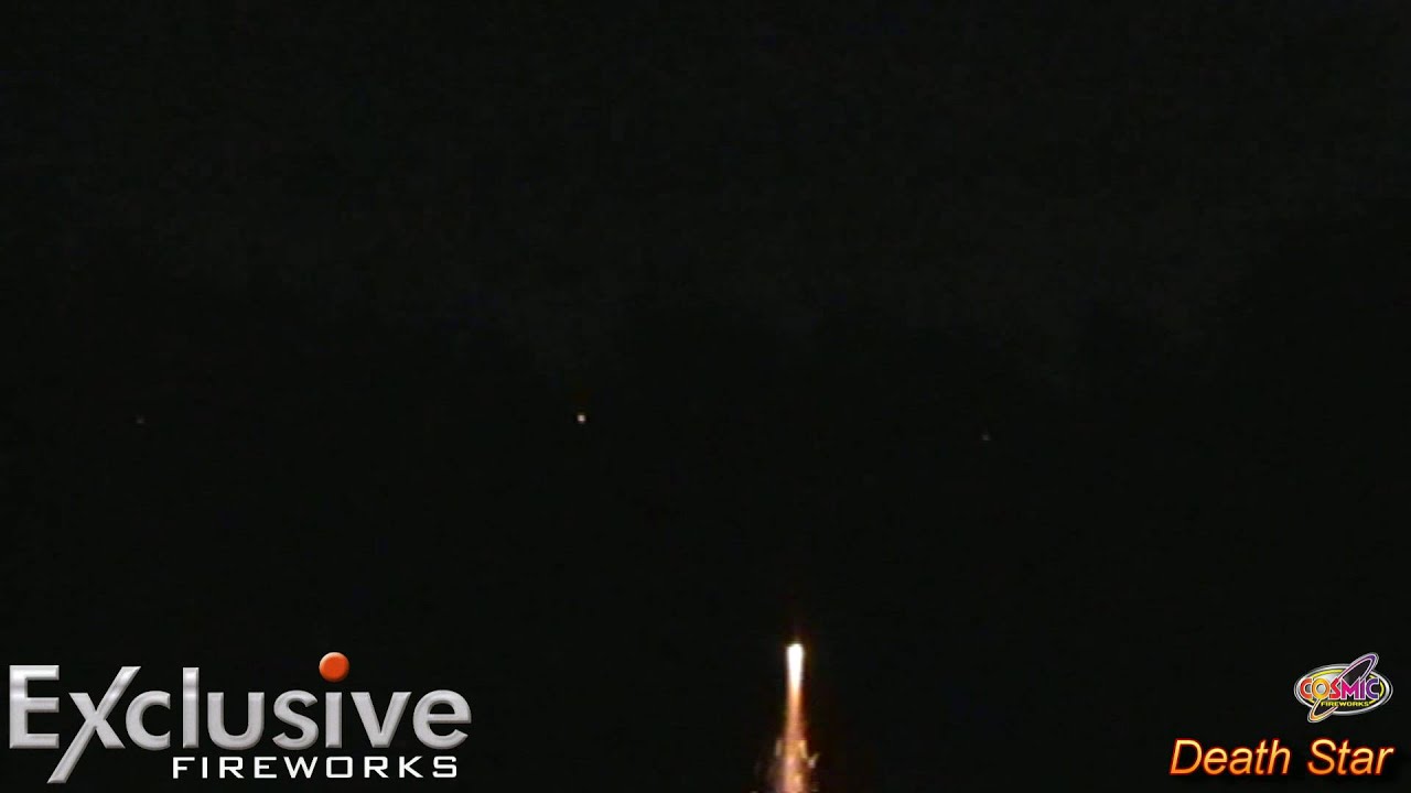Cosmic Death Star Rocket from Exclusive Fireworks - YouTube