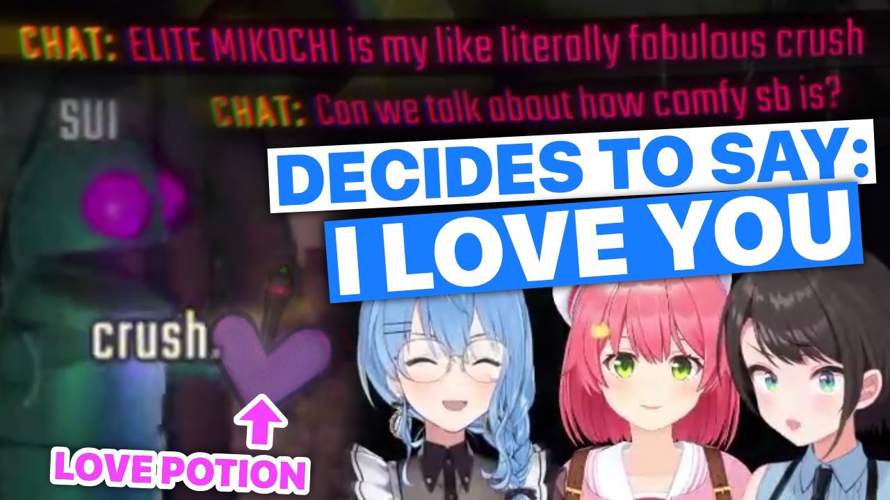 Suisei Affected By Love Potion (Feat. Miko & Subaru / Hololive) [Eng ...