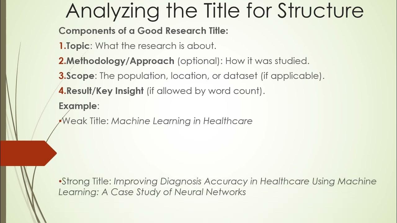 How to write a good research paper - YouTube