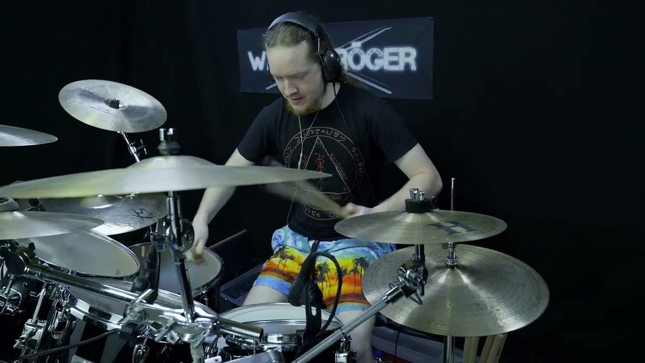Metal Drummer with Hawaii Shorts - YouTube