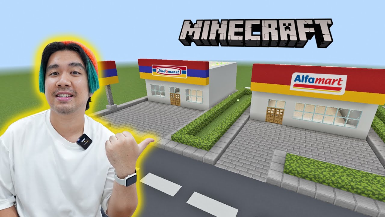 Bikin Indomaret & Alfamart - Kota Minecraft Indonesia Part 1 - Papanopa ...