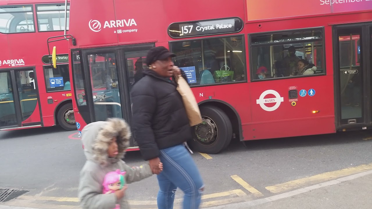 *[TRANSFRERRED]* - T295, GN61JRU on the Route 157 in West Croydon Bus ...
