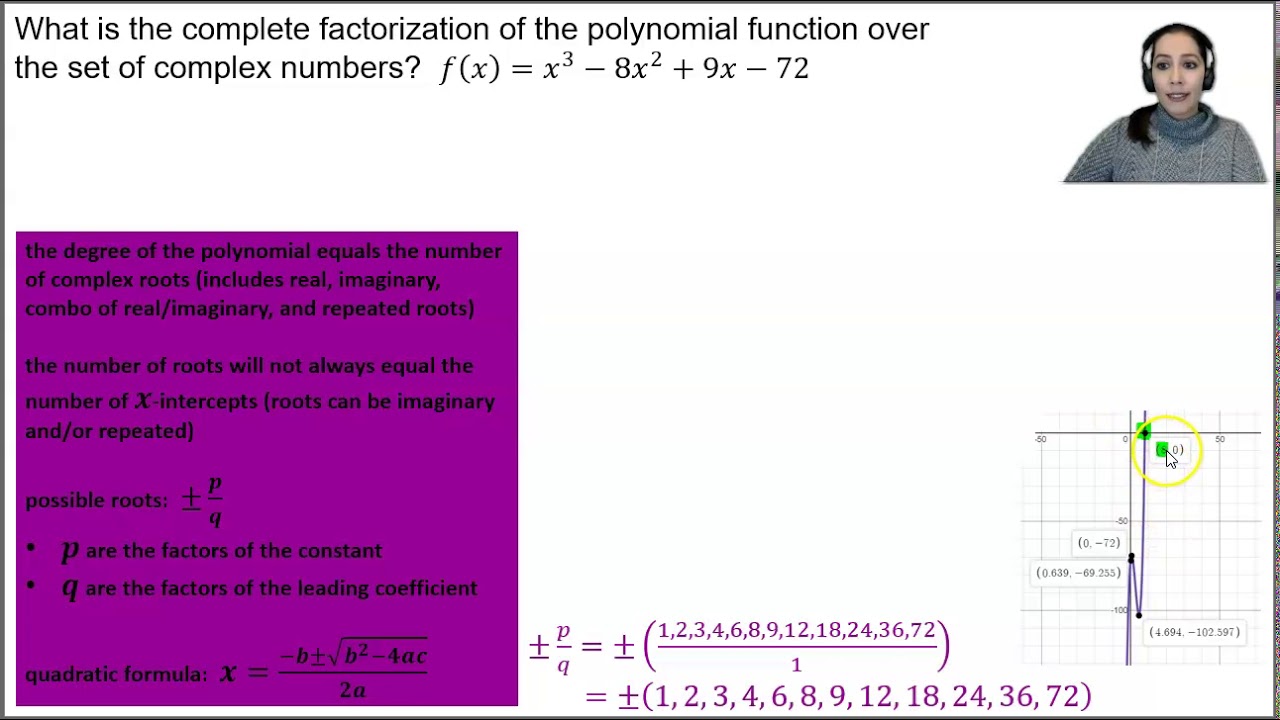 The Fundamental Theorem of Algebra 1 - YouTube